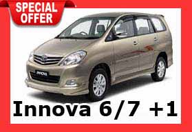 Toyota Innova Crysta for rent in Bangalore | vayuputhra cabs